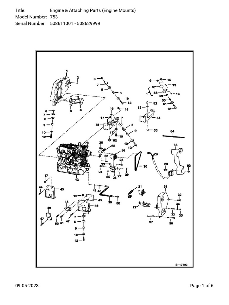 Engine & Attaching Parts (Engine Mounts) - 753 | Download Free PDF ...
