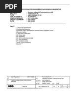 Synchronous Generator: Data Sheet | PDF | Electric Generator ...
