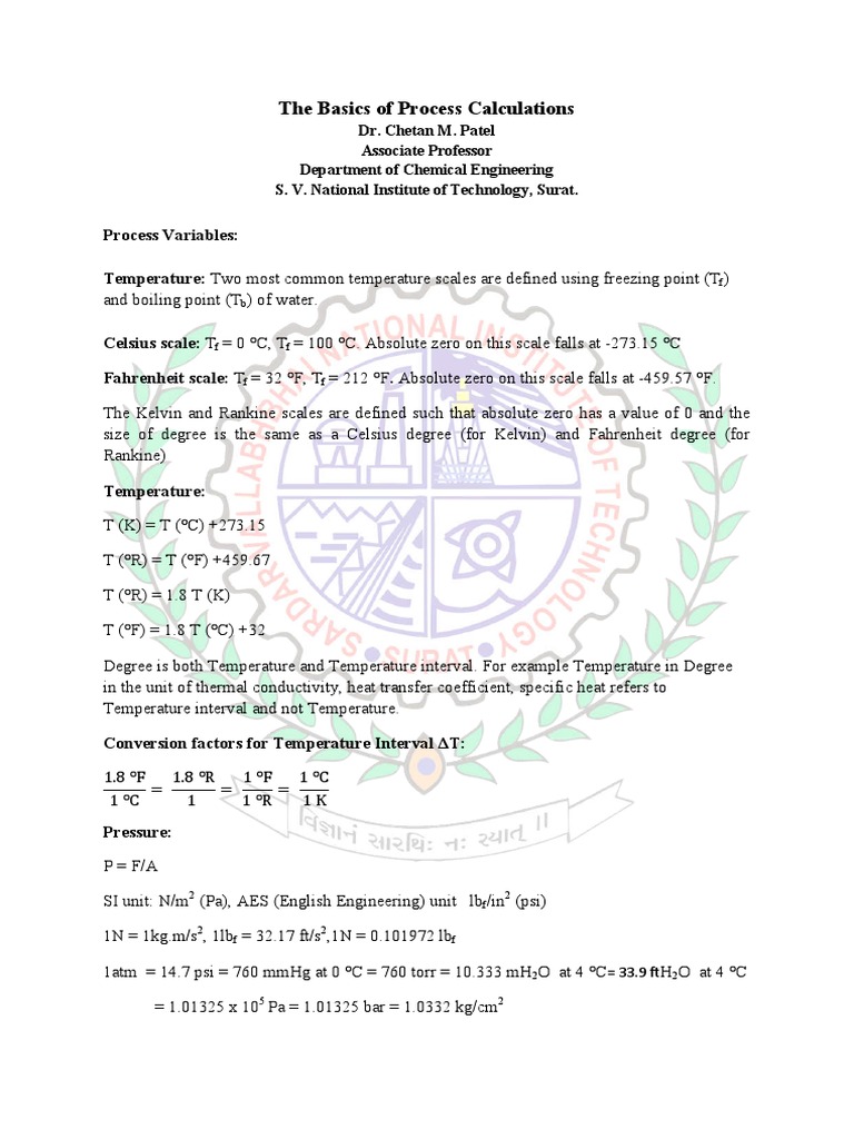 1basics of Process Calculations by Dr. Chetan M. Patel | PDF ...
