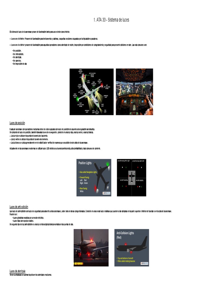 3.5 Luces | PDF | Transporte | Aeronave