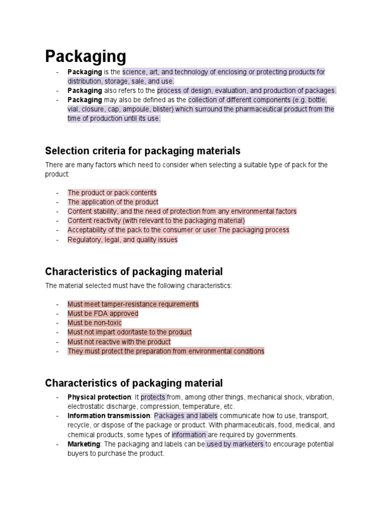 TLE Reviewer | PDF | Packaging And Labeling | Physical Sciences
