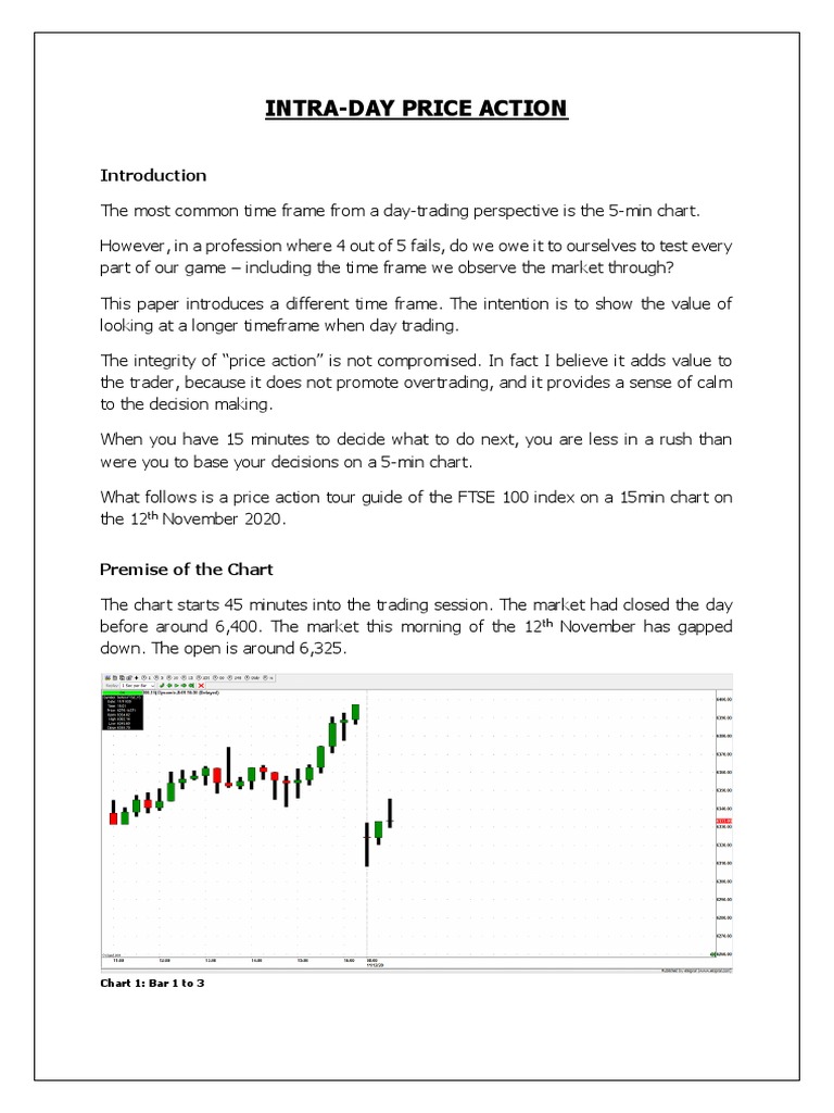 Price Action Higher Time Frame Day Trading | PDF | Market Trend | Economies