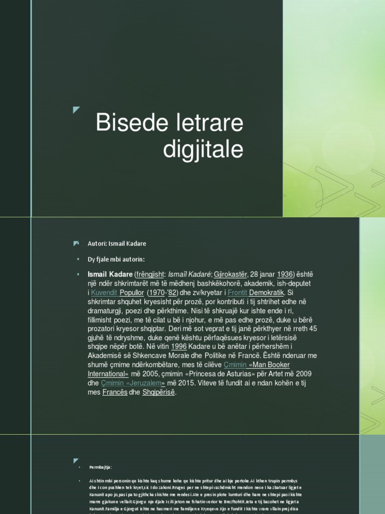 Bisede Letrare Digjitale | PDF
