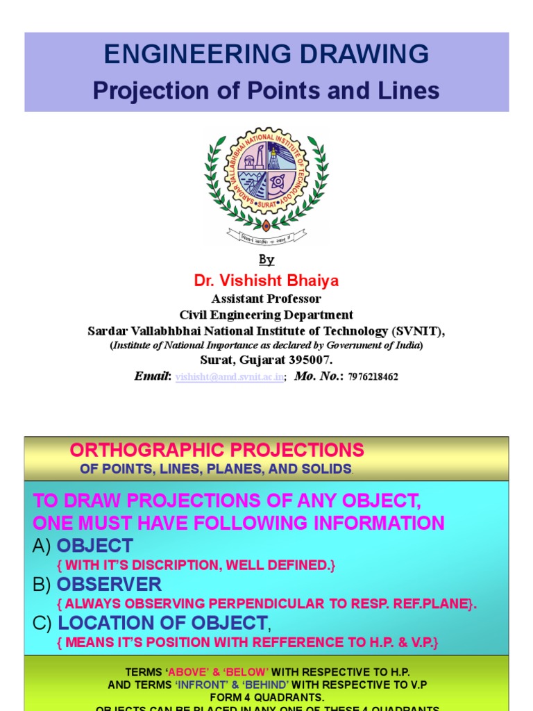 Projection of Points and Lines | PDF | Cartesian Coordinate System | Angle