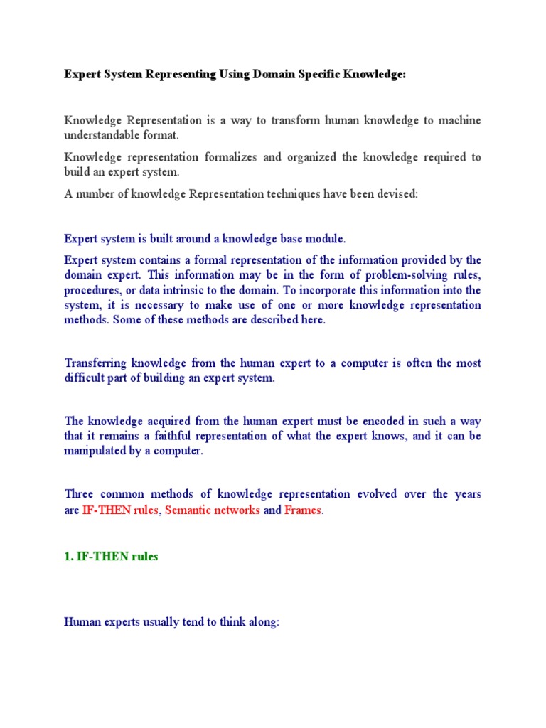 AI UNIT 4 Lecture 2 | PDF | Knowledge Representation And Reasoning | Cognition