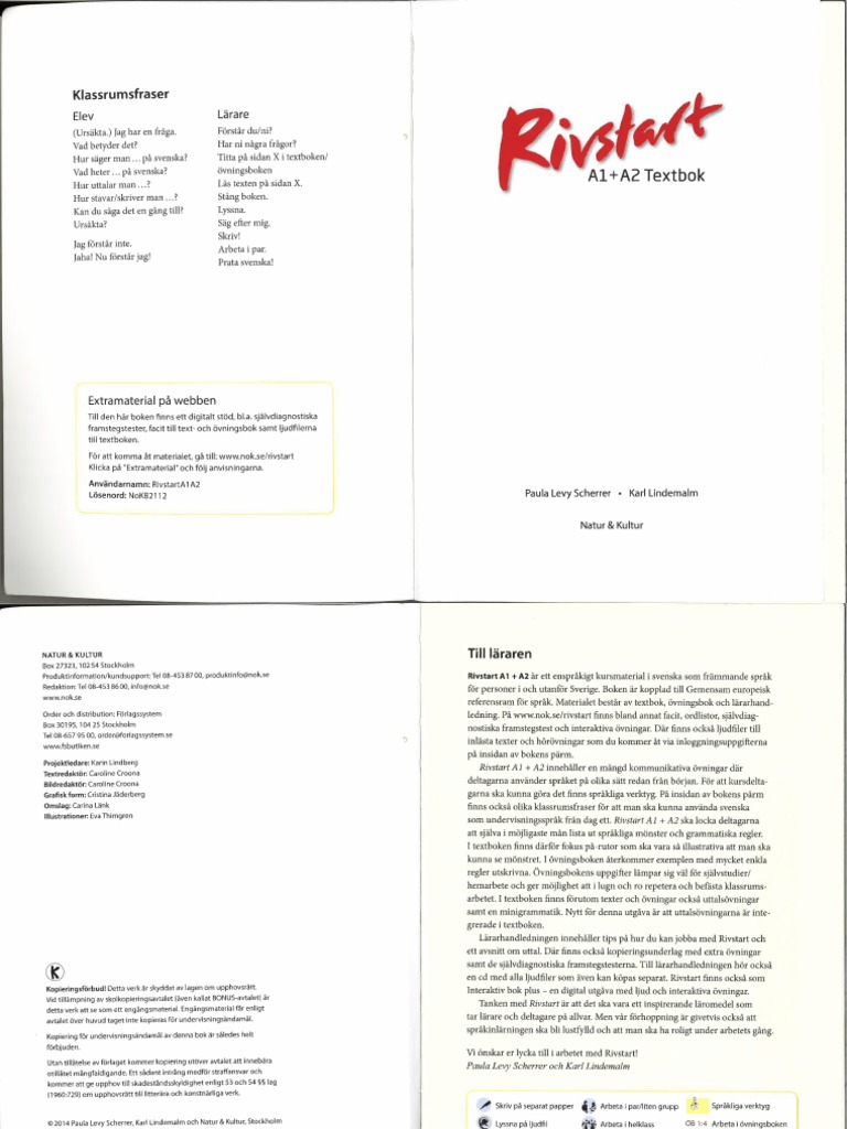 Rivstart A1-A2. Textbok | PDF