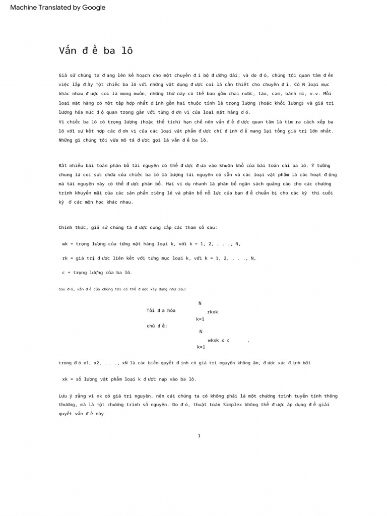 DP3-Knapsack (1) | PDF