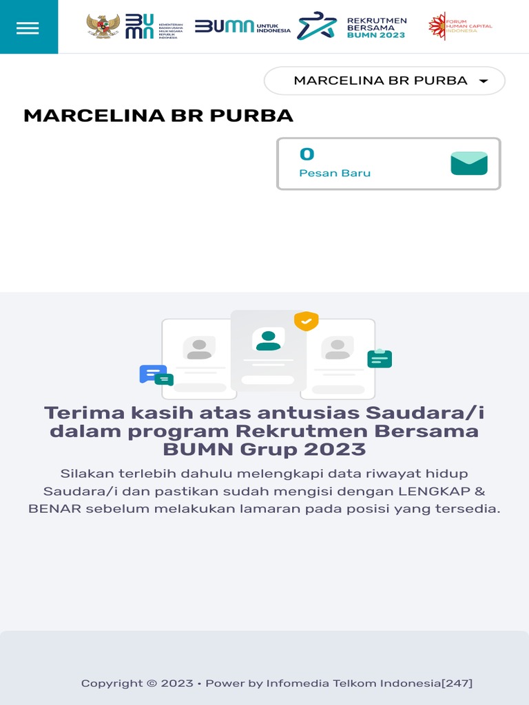 Rekrutmen Bersama BUMN 2023 3 | PDF