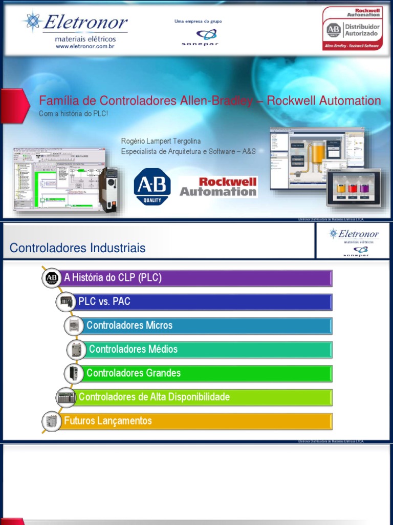 História e Tipos de Controladores PLC | PDF | Controlador lógico ...