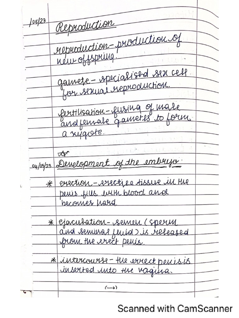 Reproduction Definitions 1 | PDF