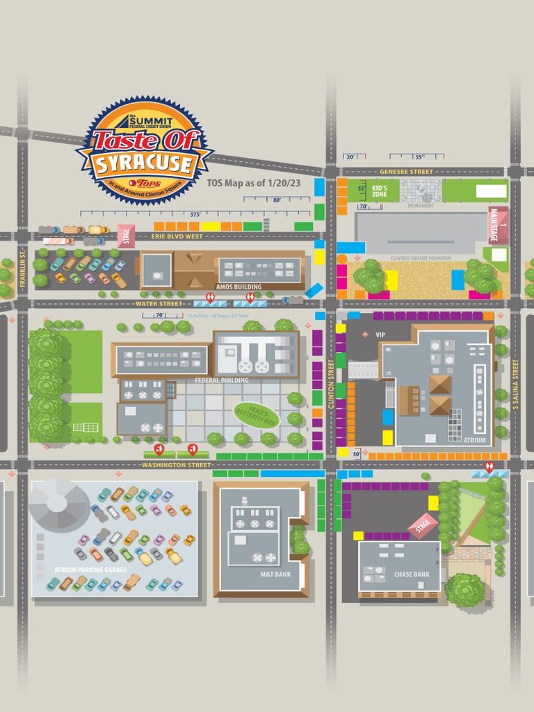 Taste of Syracuse Map | PDF