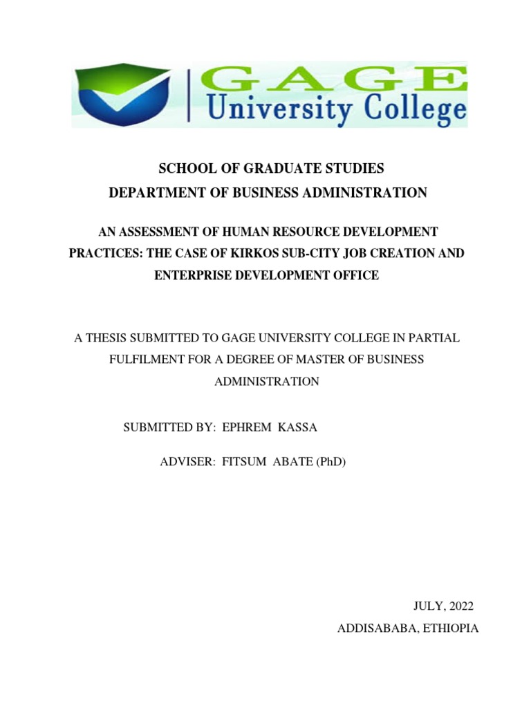 Efirem | PDF | Performance Appraisal | Motivation