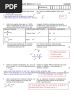 VSEPR Lab Activity - ANSWER KEY | PDF | Chemical Bond | Molecules
