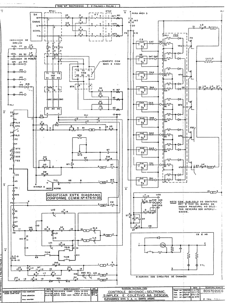Diagrama Controle Seltronic BO10NOC (BOBSF7020CG) | PDF