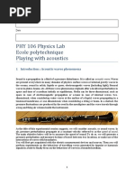 Phet Waves Intro Sound Pdf Waves Wavelength