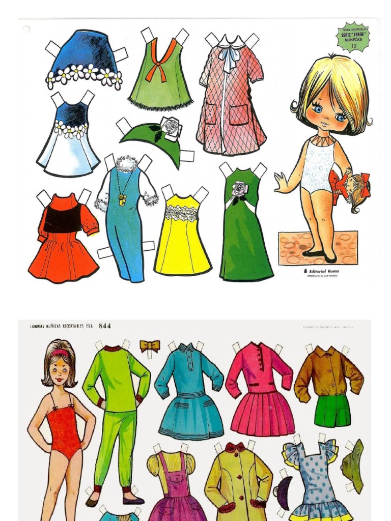 muñecas recortables | PDF
