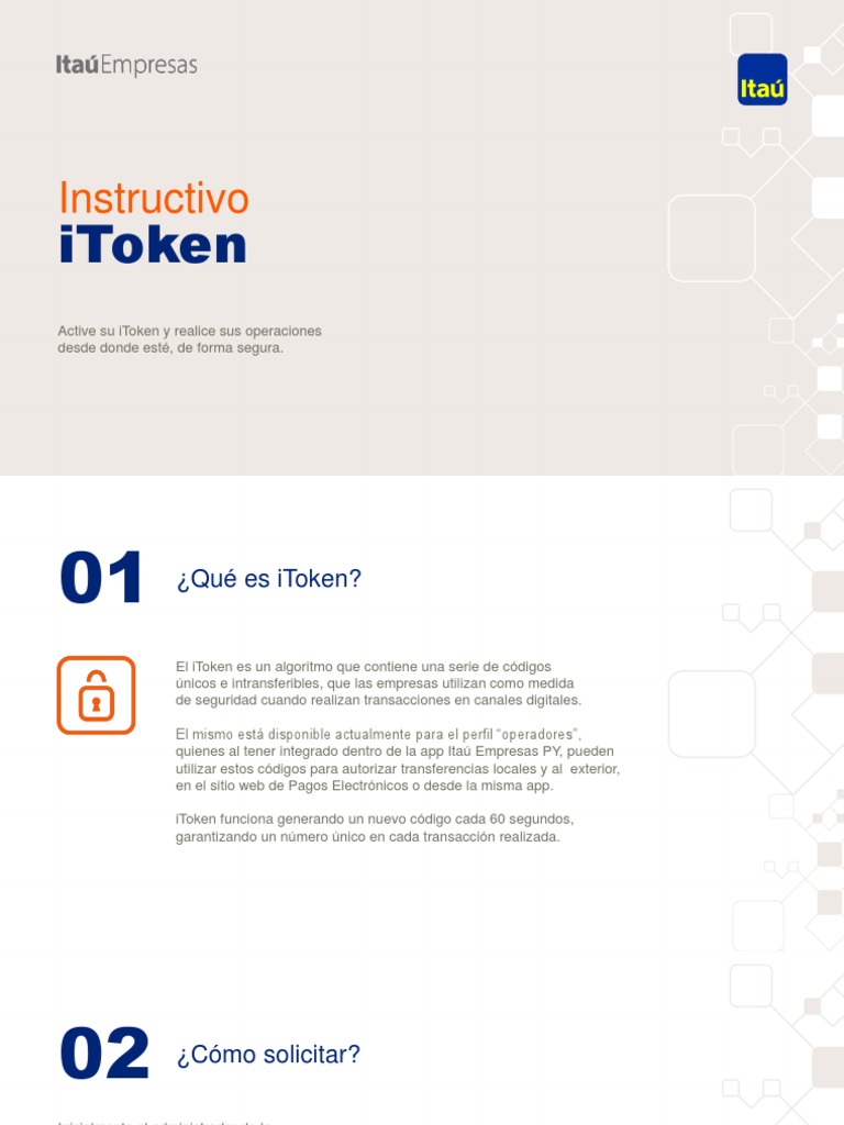 Instructivo Token Itauu | PDF | Informática | Tecnologías de la información