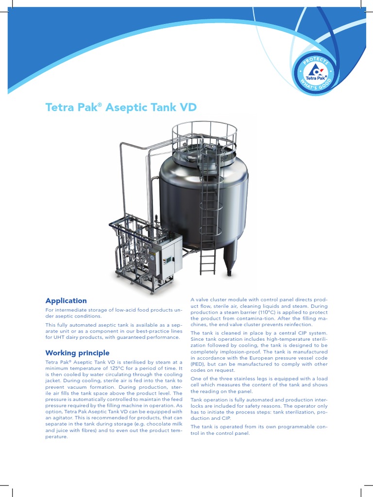 Tetra-Pak-7000-Litres-Aseptic-Tank-Vd-Buffering-Processing-Equipment 2 ...
