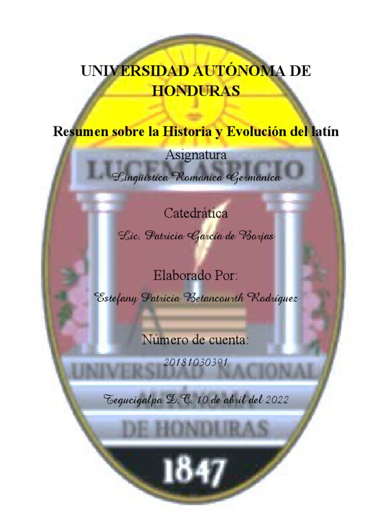 Resumen Historia y Evolución Del Latín | PDF | latín | imperio Romano