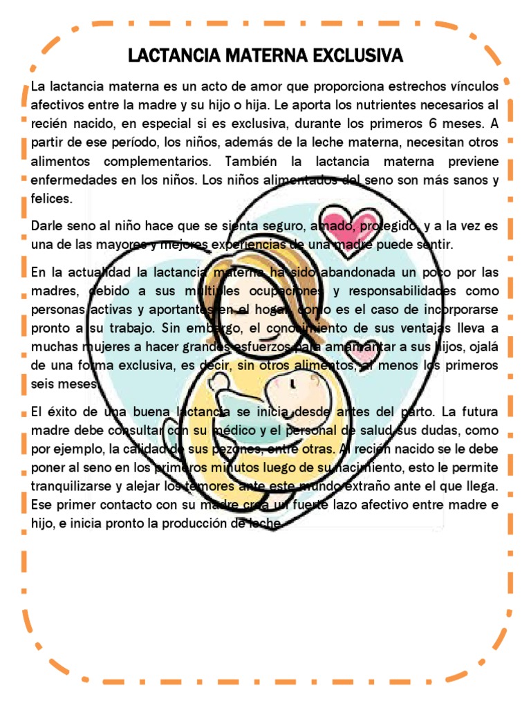 Lactancia Materna | PDF | Amamantamiento | La leche materna