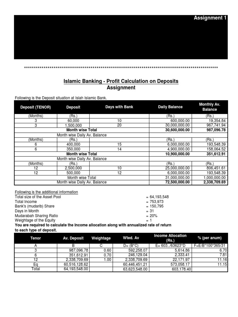Home Exercise Deposit Calculation | PDF | Financial Economics | Investing