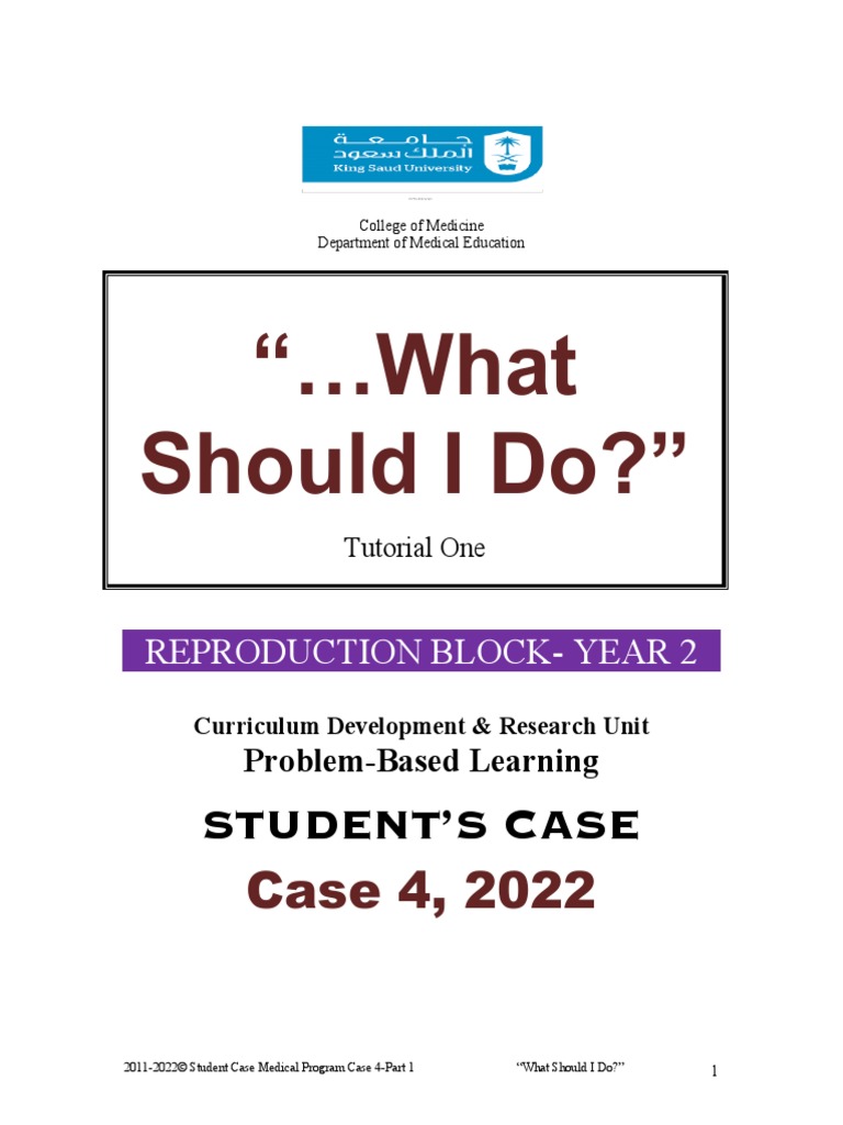 Case 4 Reproductive Block PBL | PDF | Sexually Transmitted Infection | Vagina
