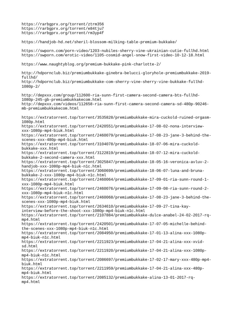 Links 25-2 | PDF | Ejaculation | Sexual Slang