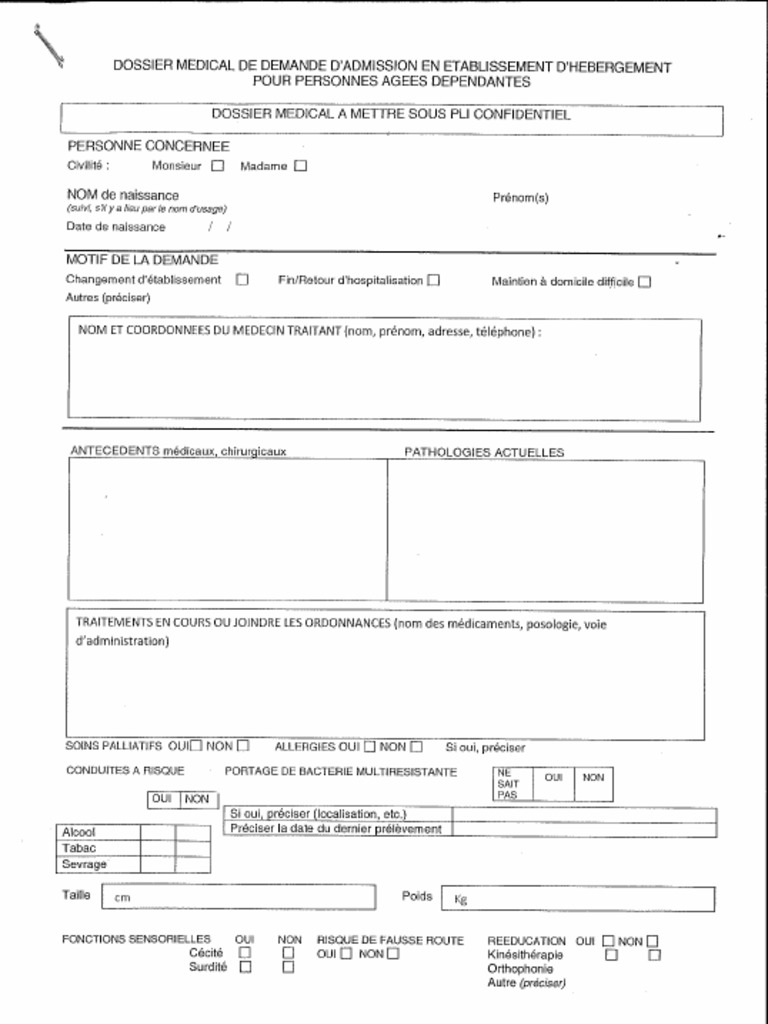 Fiche de Liaison Médicale | PDF