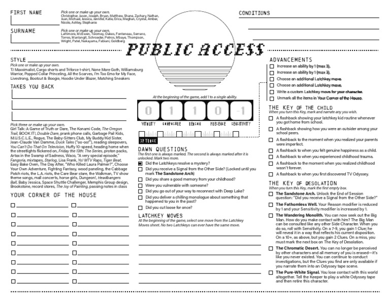 Character Sheet | PDF