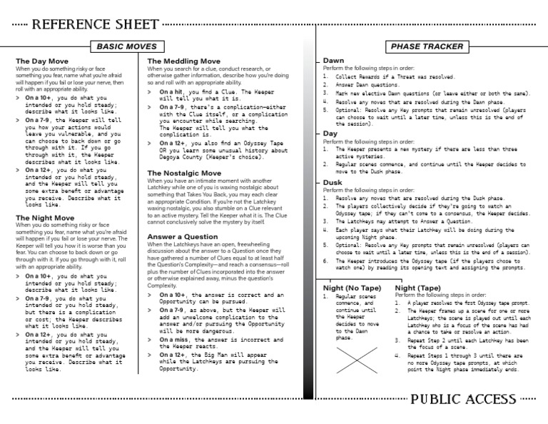 Reference Sheet | PDF | Cognition | Cognitive Science
