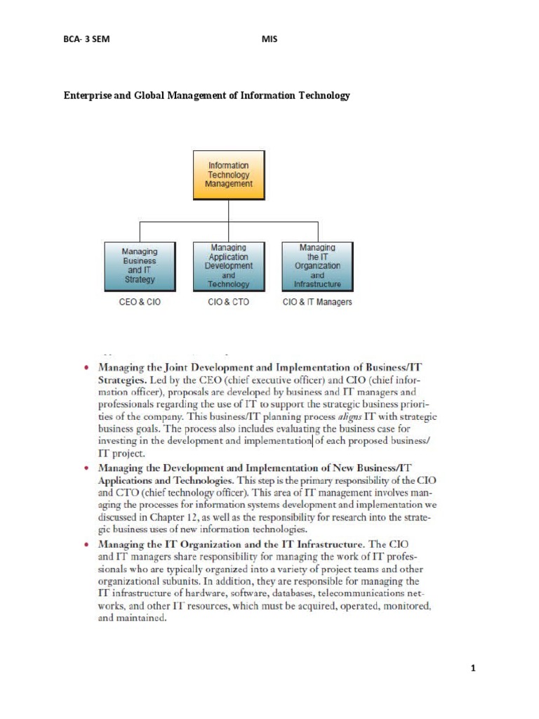 Mis-Bca - 3 Sem | PDF