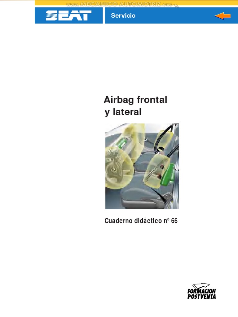Curso Airbag Frontal Lateral Estructura Sistema Condiciones Activacion ...