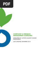 A Step by Step Guide To Develop Feedback and Complaint Mechanisms To ...