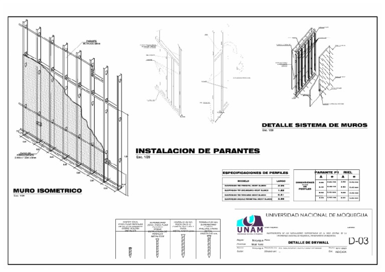 Detalles Drywall 02 | PDF