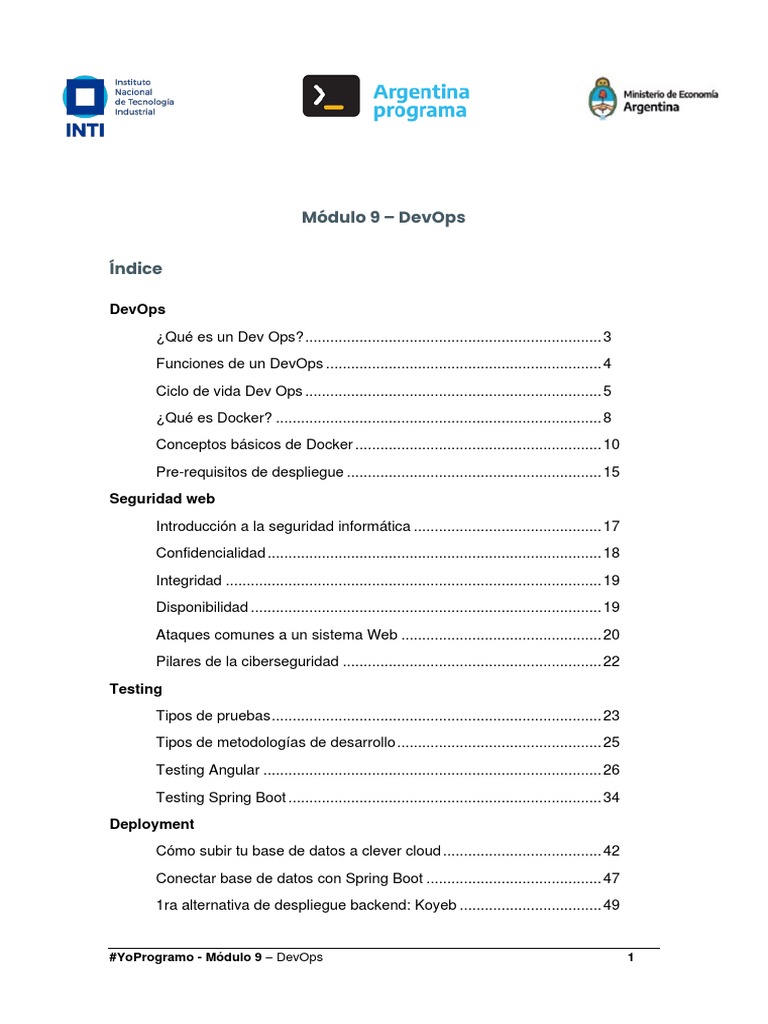 Introducción a DevOps y Despliegue en la Nube | PDF | Computación en la ...