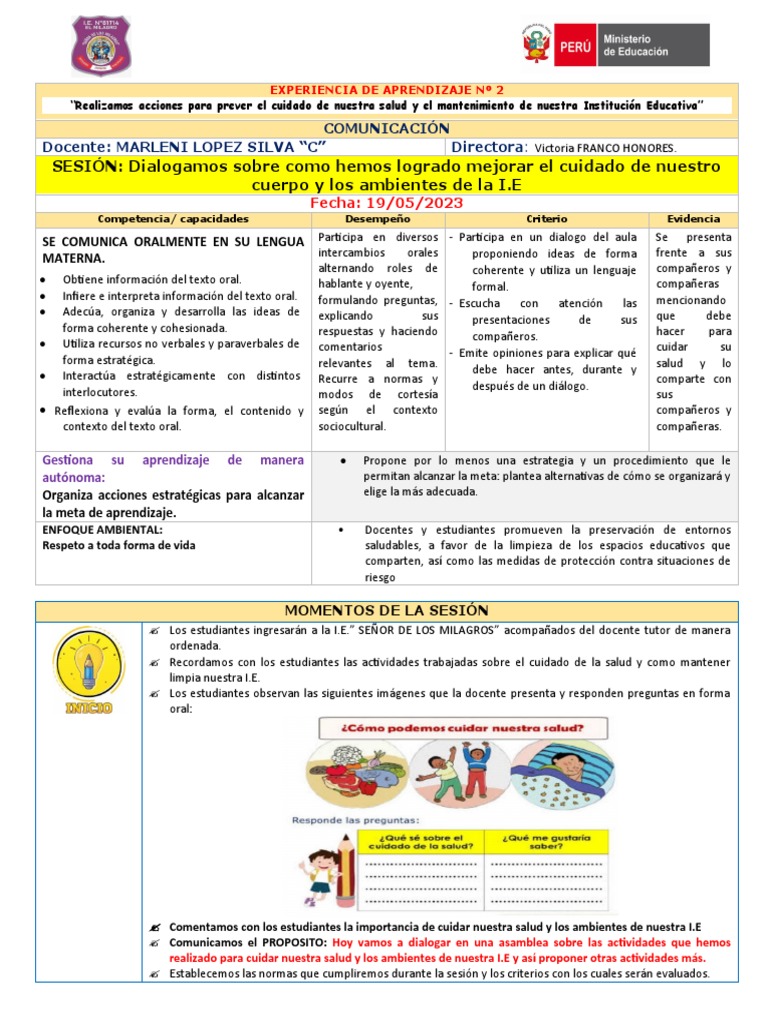 19-05 C - Dialogamos Sobre Como Hemos Cuidado Nuestra Salud | PDF ...