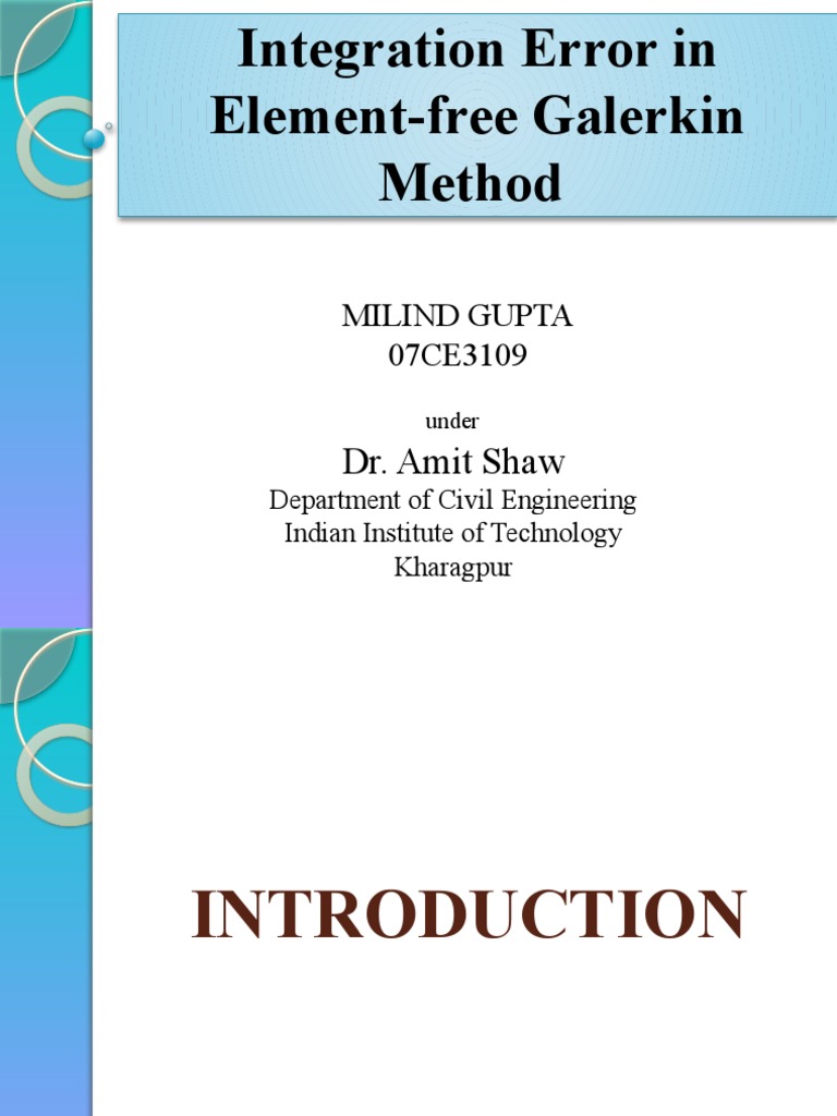 MTP - Milind Gupta | PDF | Finite Element Method | Mathematical Concepts