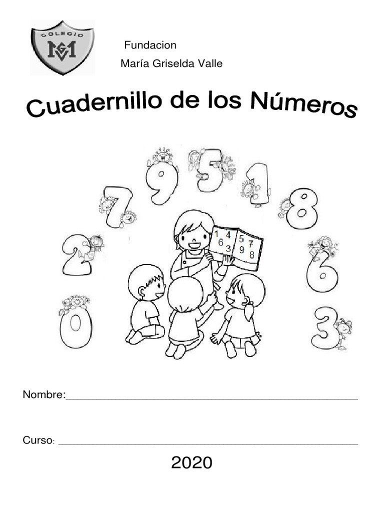 KÍNDER Cuadernillo Matematicas 1 Al 10 | PDF | Color | Rojo