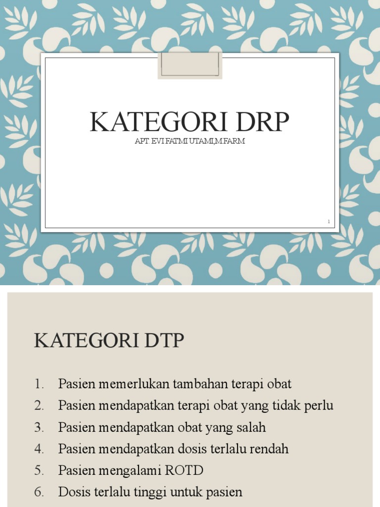 Kategori DRP | PDF