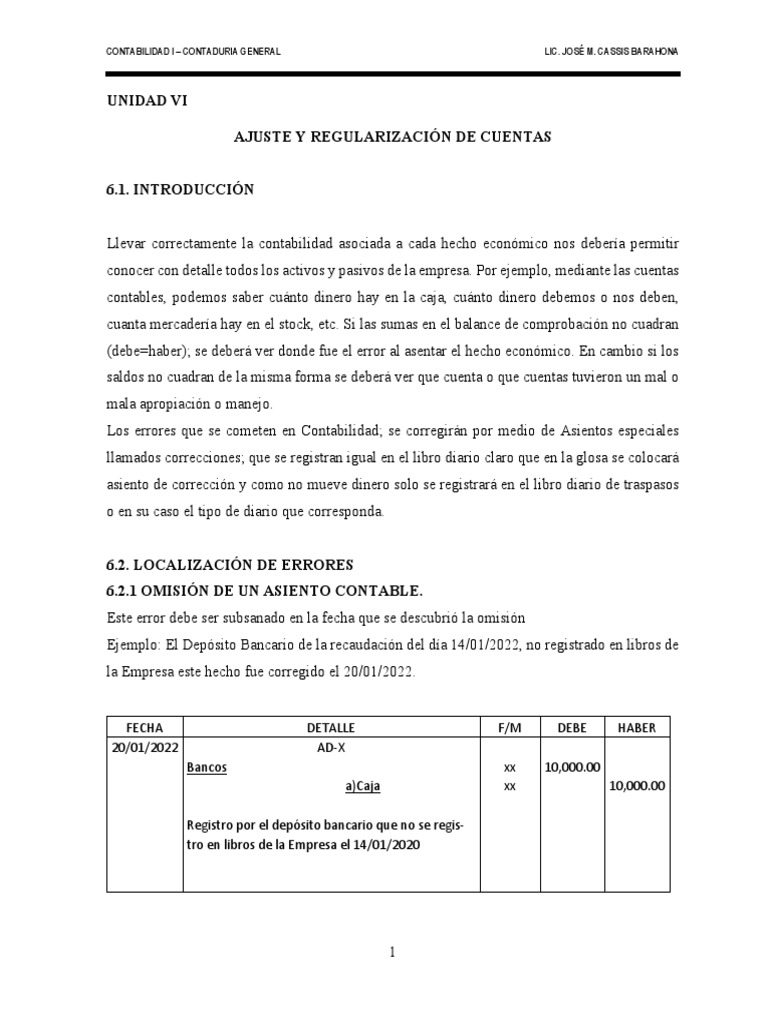 Asiento de Ajustes Contabilidad | PDF | Contabilidad | Depreciación
