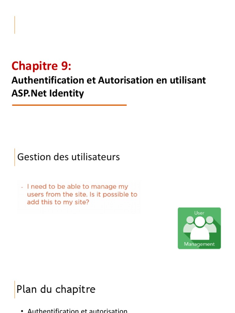 Authentification et Autorisation avec ASP.Net | PDF | Authentification ...