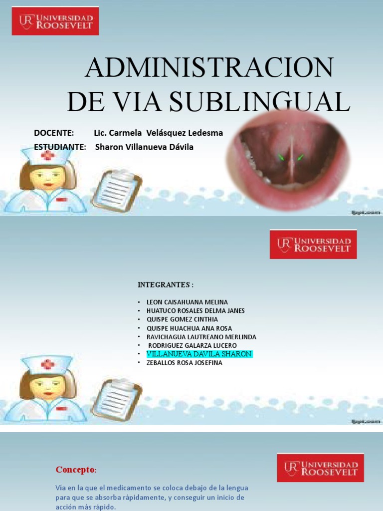 SUBLINGUAL | PDF | Medicamentos con receta | Ciencias farmacéuticas
