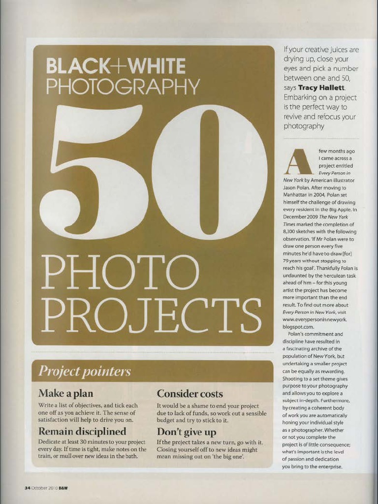 50 Photo Projects | PDF
