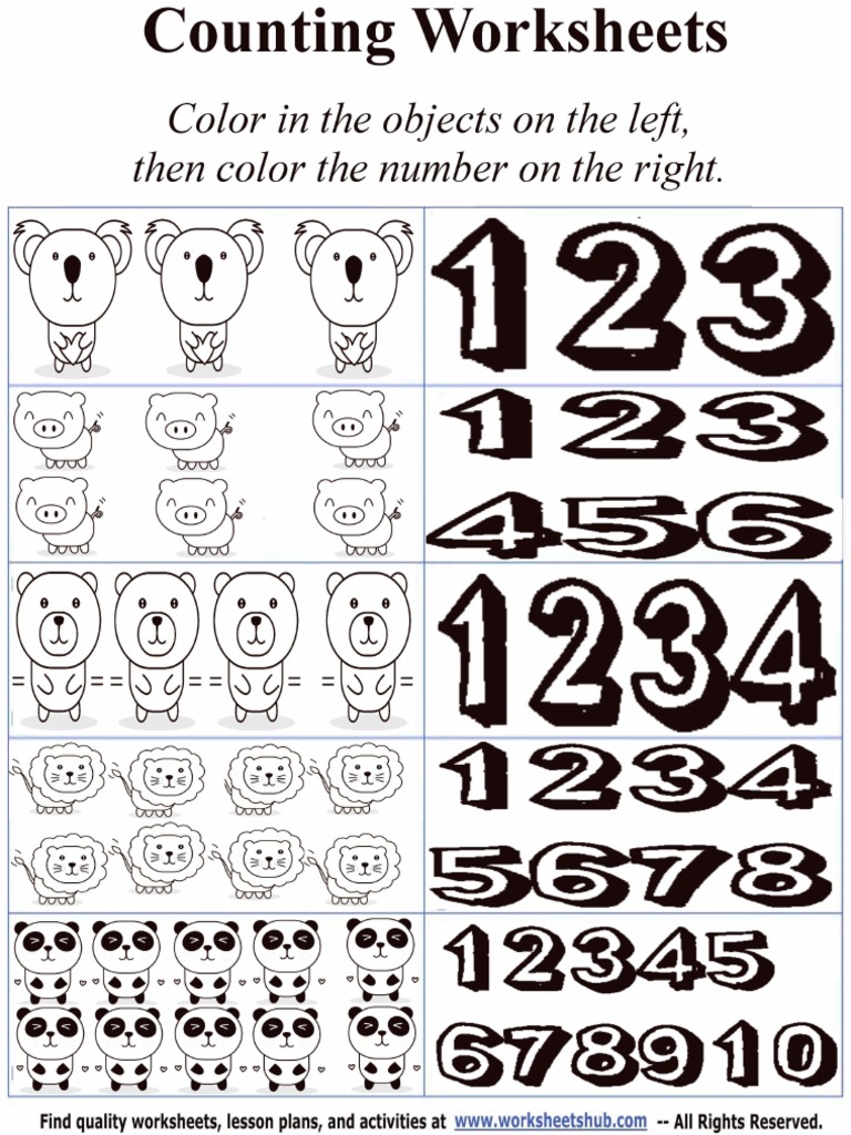 Counting Numbers 6 | PDF