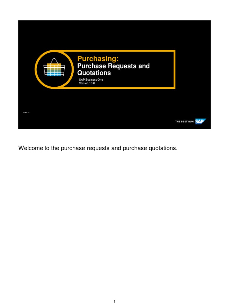 10 Purch 13 Process PurchaseReqQt | PDF | Receipt | Invoice