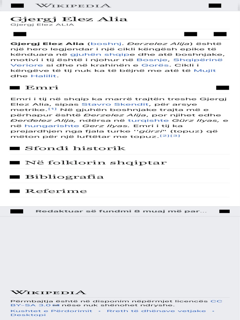 Gjergj Elez Alia - Wikipedia | PDF