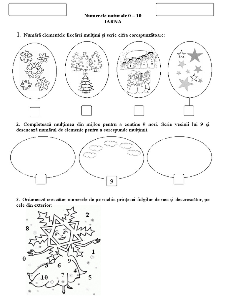 Numerele 0-10 | PDF