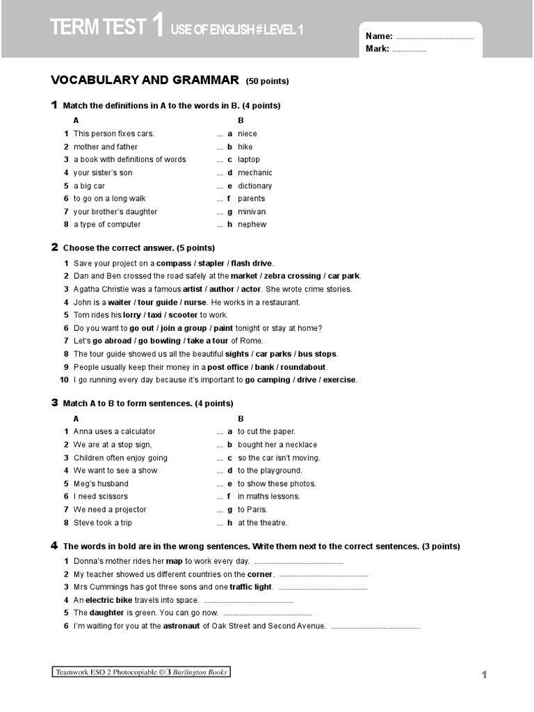 01teamwork2 Term1 L1 | PDF