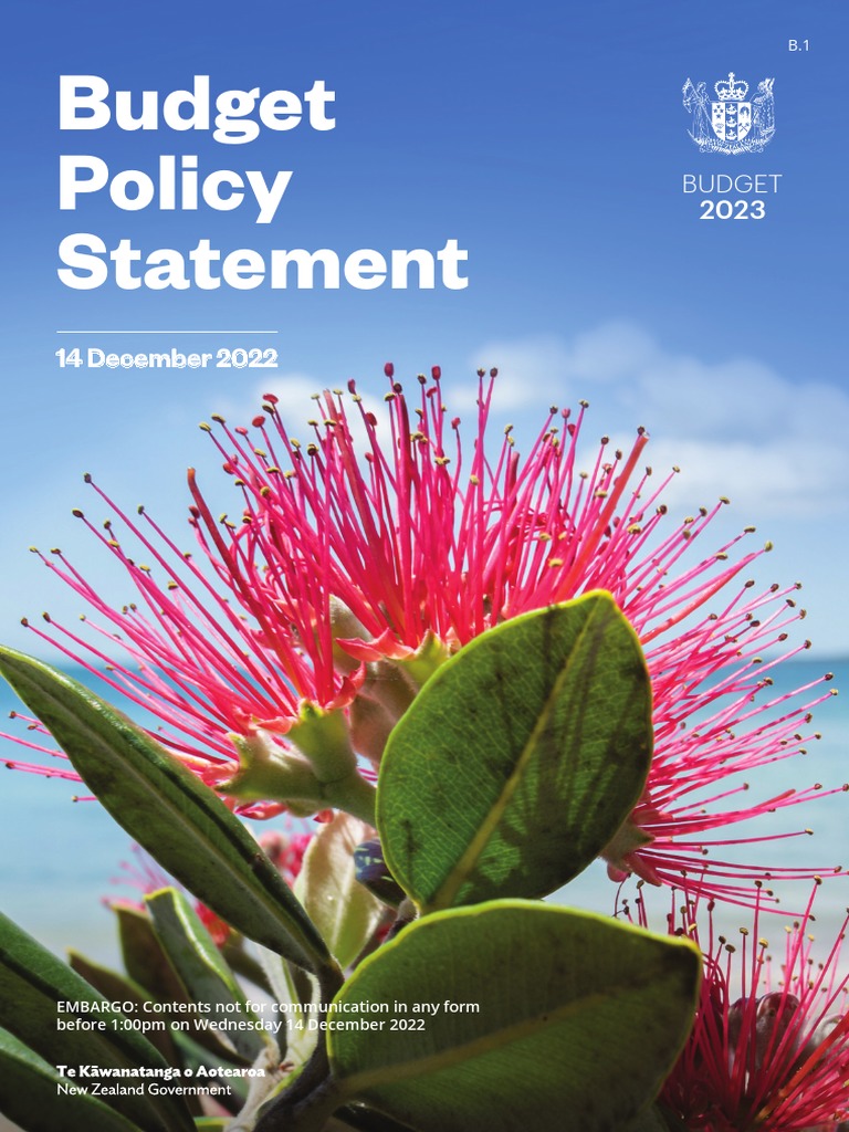 Government Budget Statement 2023 | PDF | Cost Of Living | Government ...