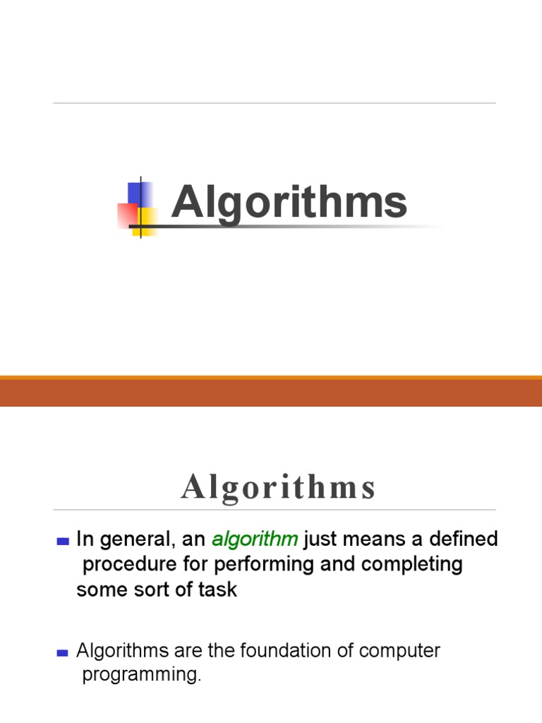 Algorithms 1 Pdf Algorithms Variable Computer Science 3670